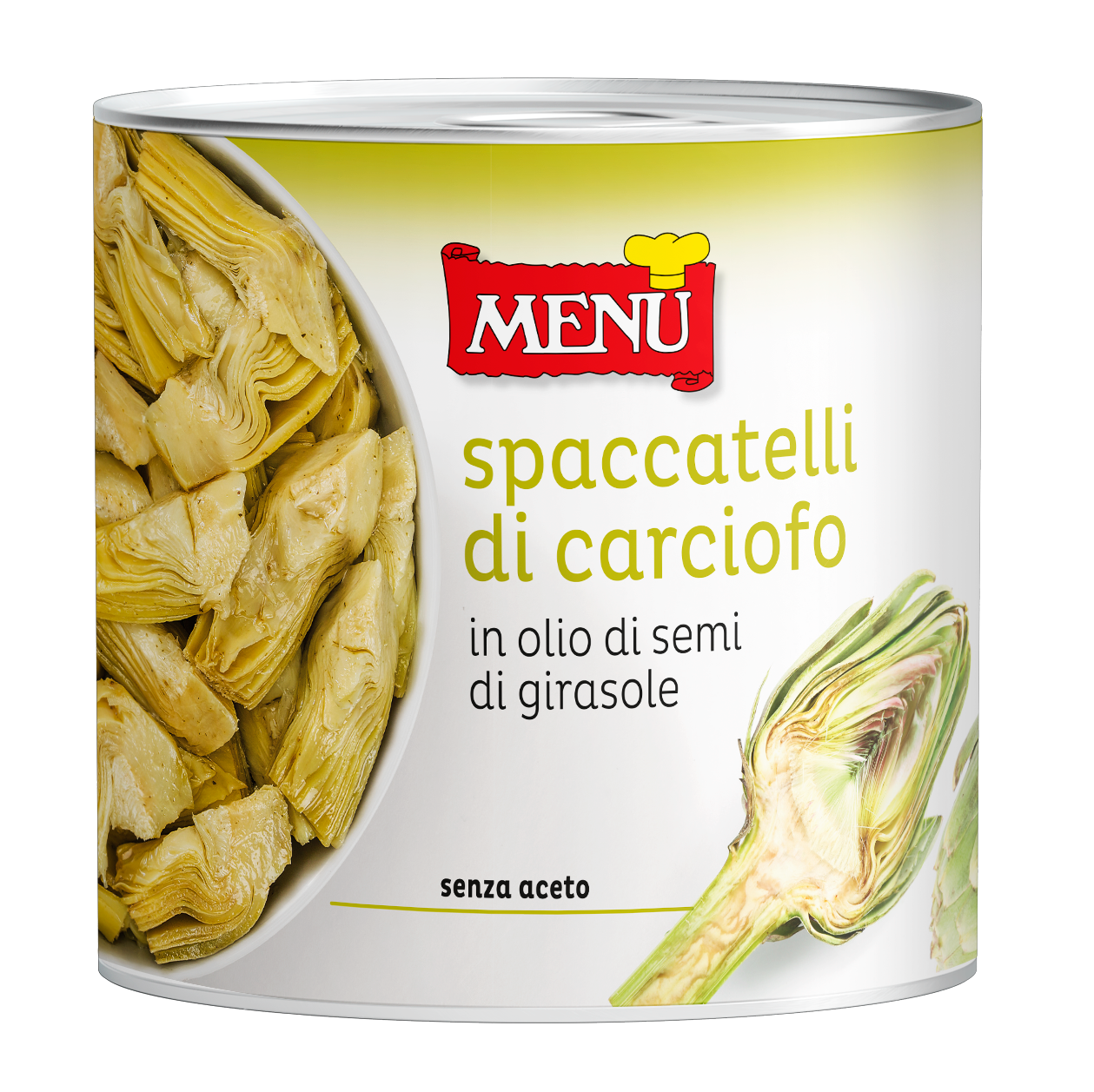 Spaccatelli carciofi in olio di semi di girasole - Prodotti - Menù srl ...